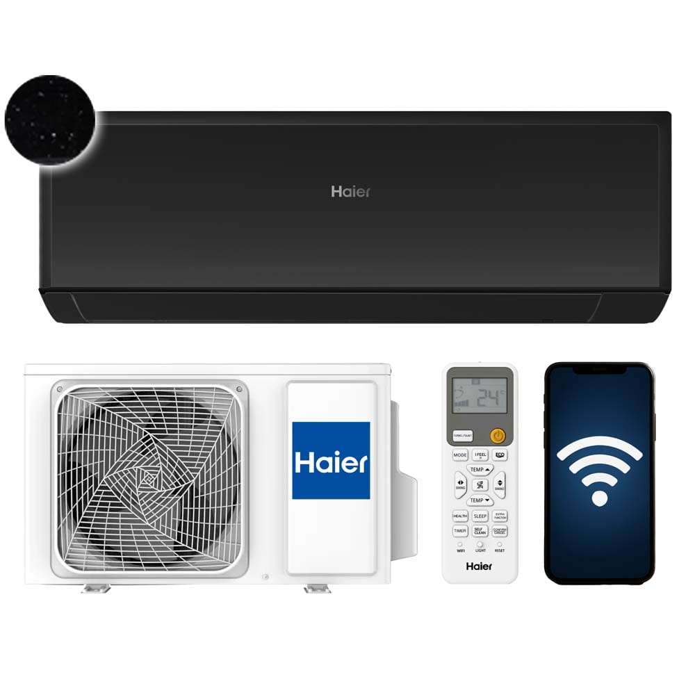 Klimatyzator HAIER REVIVE PLUS BLACK 3.5KW do pow. (30-40m²) | EkipaHVAC